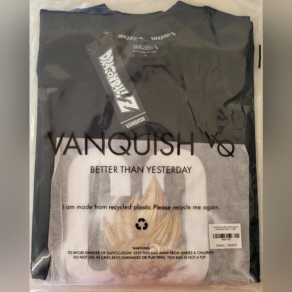 Vanquish | Shirts | Vanquish Vqfit Dbz Goku Oversized Tee | Poshmark